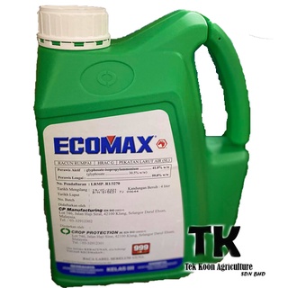 Ecomax | Glyphosate Isopropylammonium 41 % | Ecomax - 4L | Shopee Malaysia