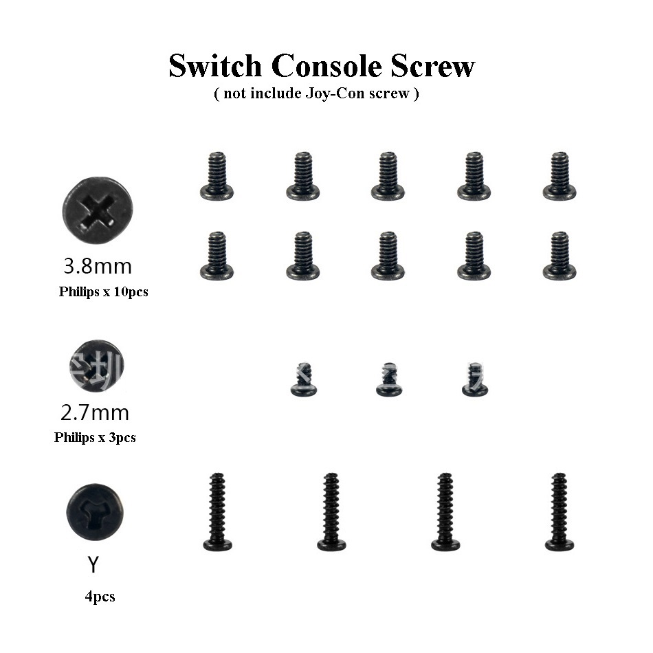 Nintendo Switch V1 NS Console Screw / JOY-CON Screw Left Right Handle Y ...