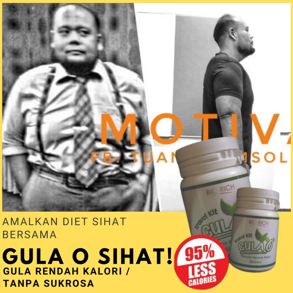 VIRAL !! DIET GULA O SIHAT TIADA SUKROSA RENDAH KALORI HALAL PEMANIS ...