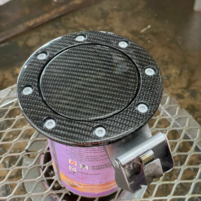 TANK LID PROTON SATRIA NEO CARBON FIBER ORIGINAL HAND MADE / TANK COVER ...