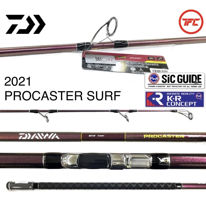 2021 DAIWA Procaster Surf Fishing Rod 425 450 480 Spinning | Shopee ...