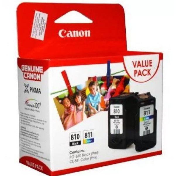 Canon PG-810 + PG810+CL-811 VALUE TWIN PACK ORIGINAL Ink Cartridge ...