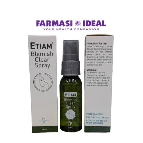 ETiAM Blemish Clear Spray 28ml | Shopee Malaysia