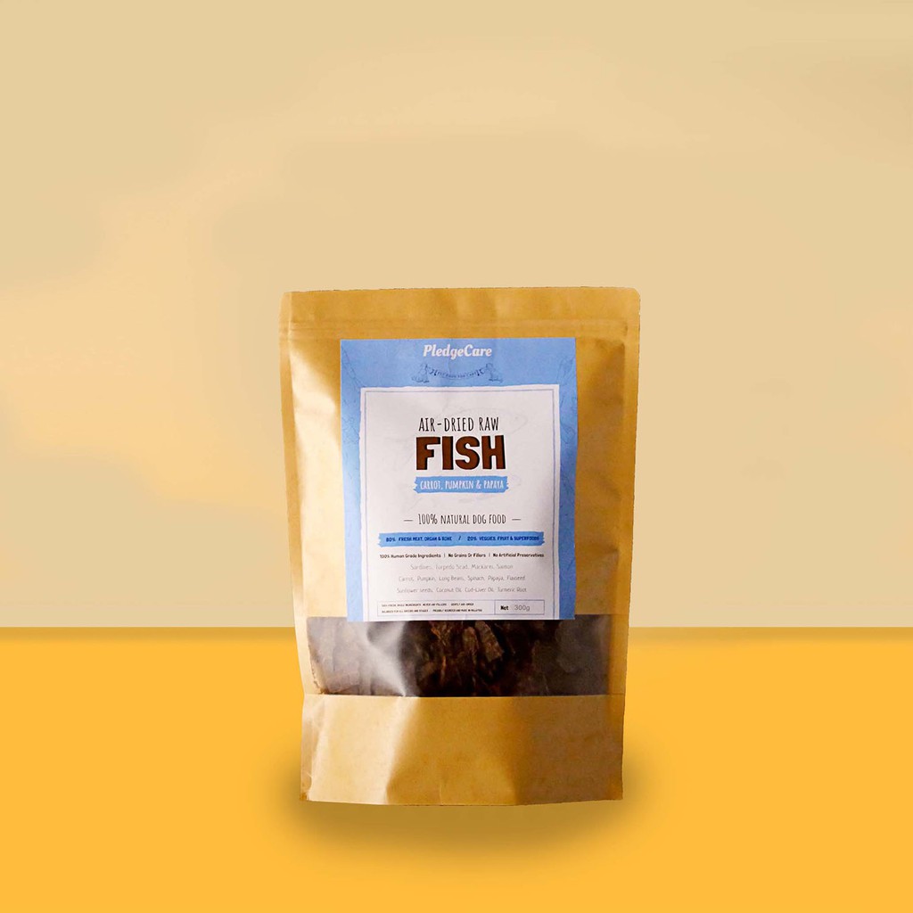 PledgeCare Dog Air-Dried Food Lean Protein Fish (300g) | Shopee Malaysia