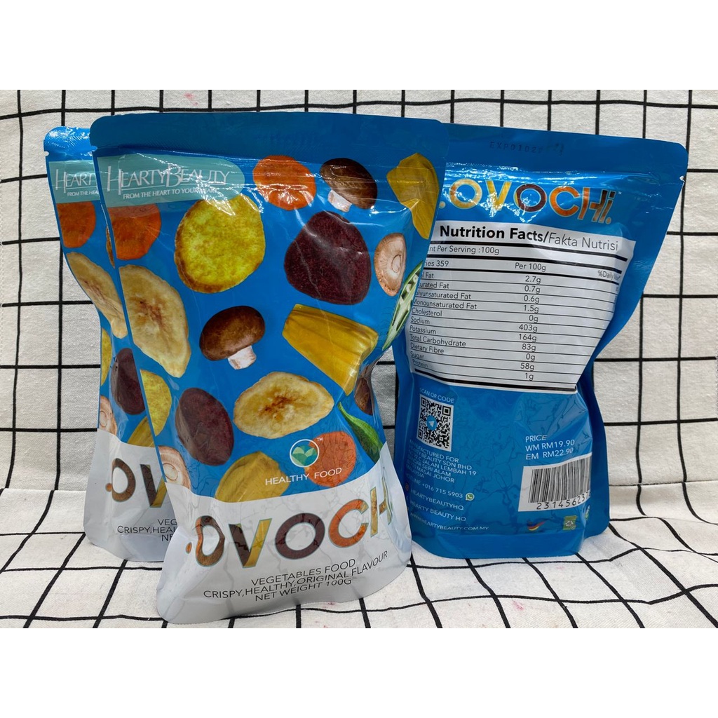 OVOCHI SNEK SAYUR BUAH MIX DRY FRUITS HEALTHY SNACKS 100G ORIGINAL ...