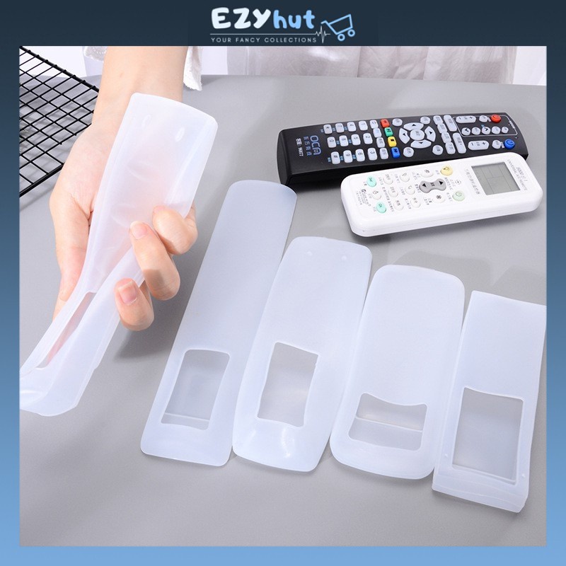 Transparent Silicone Remote Control Protective Cover Anti-dust ...