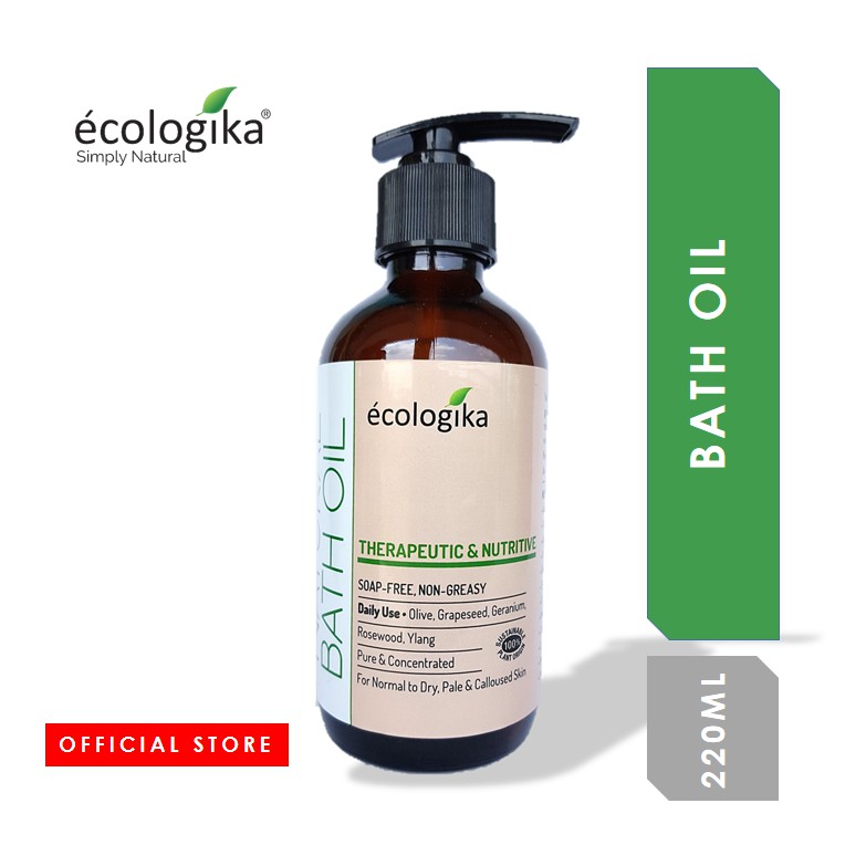 Ecologika Natural Bath Oil THERAPEUTIC & NUTRITIVE 220ML | Shopee Malaysia