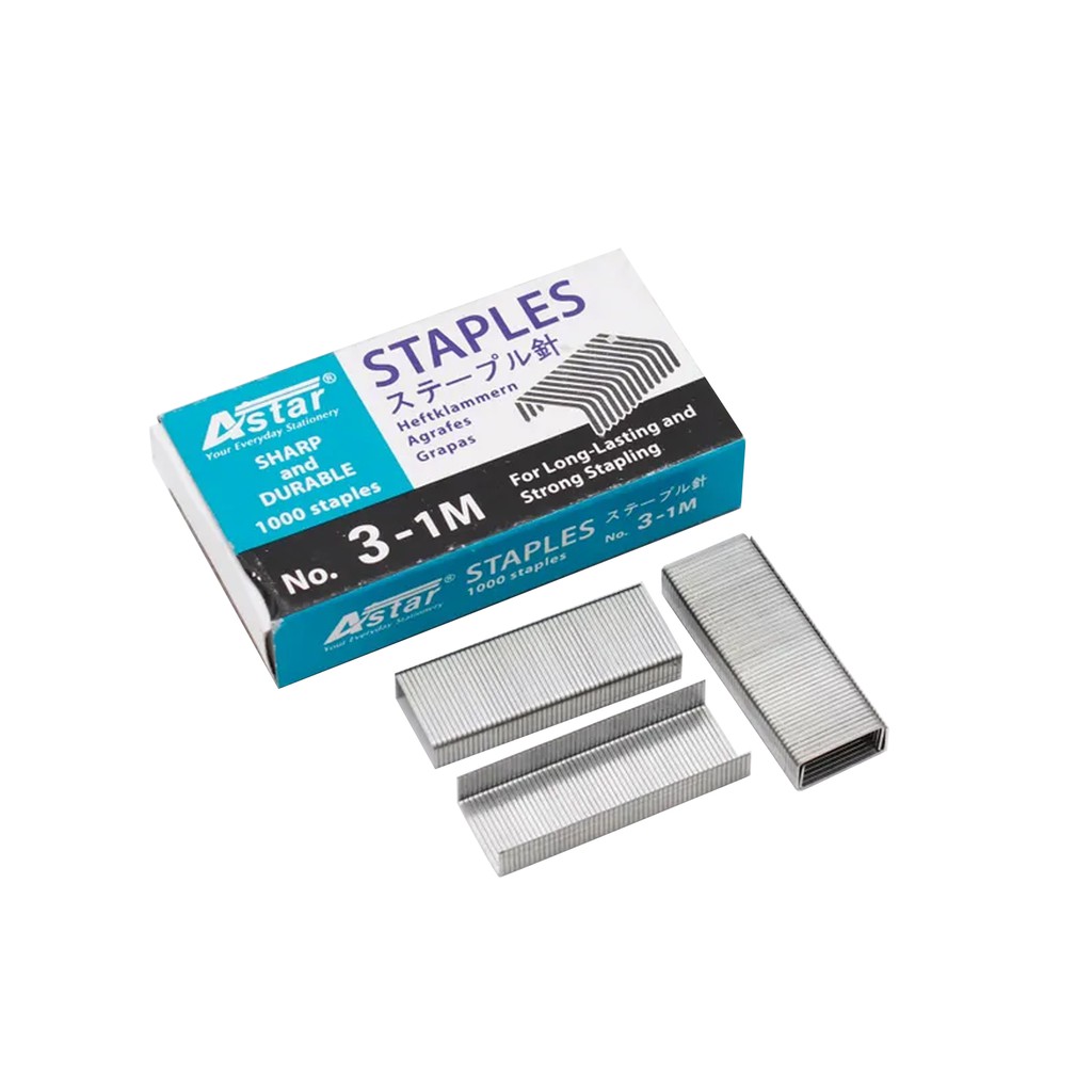Astar Staples (3-1M) Bullet Dawai Kokot Ubat Stapler | Shopee Malaysia