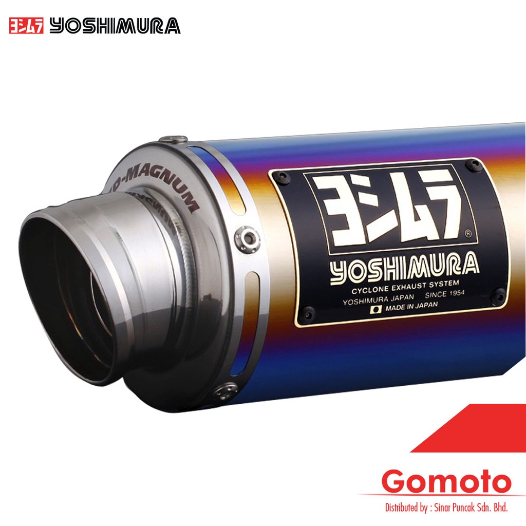 YOSHIMURA 180A-42G-5U80B GP-MAGNUM TITANIUM BLUE COVER FULL SYSTEM ...