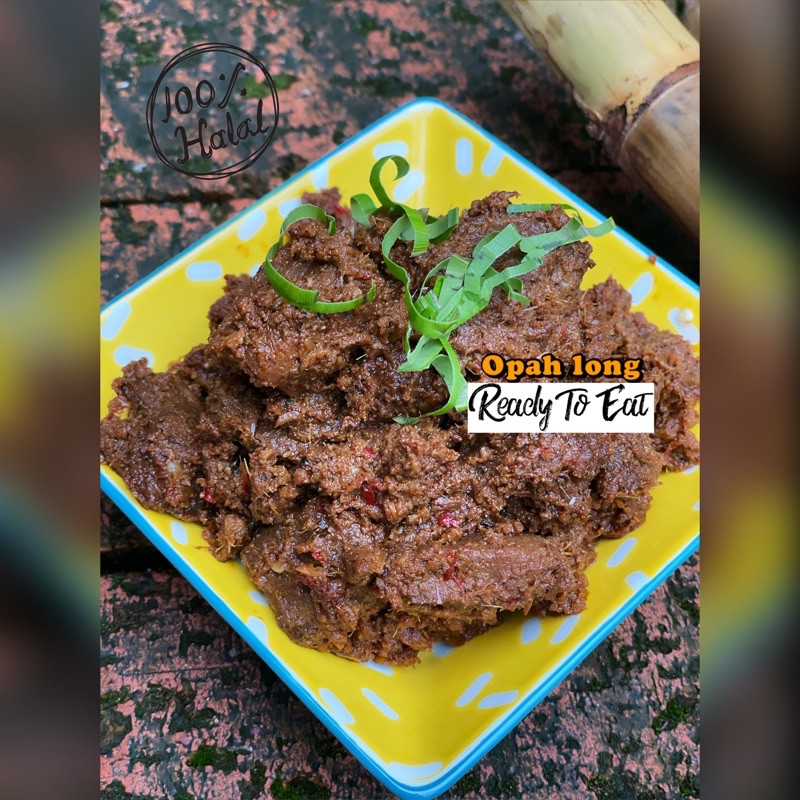 Rendang Daging Lauk Ready To Eat Rendang Tok Daging Rendang Rendang Tok ...