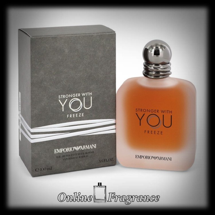 Giorgio Armani Stronger With You Freeze EDT Cologne (Minyak Wangi, 香水 ...