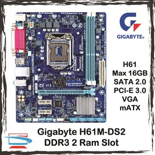 Gigabyte H61 H61M-DS2 / H61M-S1 Socket 1155 DDR3 H61 Motherboard Intel ...