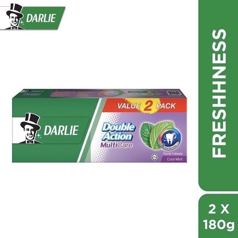 Darlie Toothpaste Double Action Multi Care-cool mint(twin pack) with ...