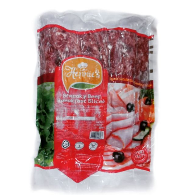 Hennie's Streaky Beef Bacon 500g | BeeCost
