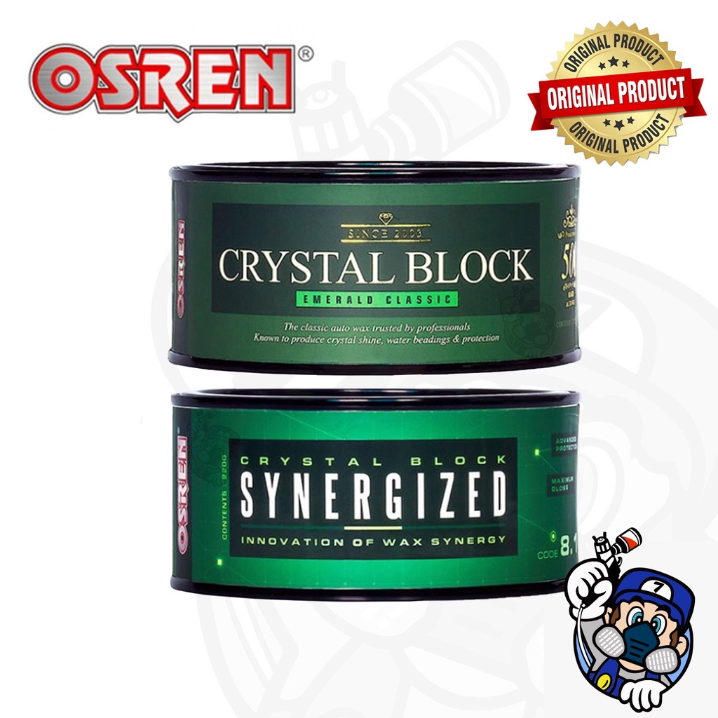 OSREN Car Wax (Emerald Classic / Synergized Car Wax) (220g) | Shopee ...
