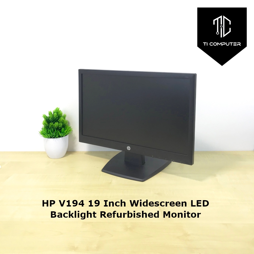 HP V194 19 Inch Widescreen LED Backlight Refurbished Monitor | Shopee ...