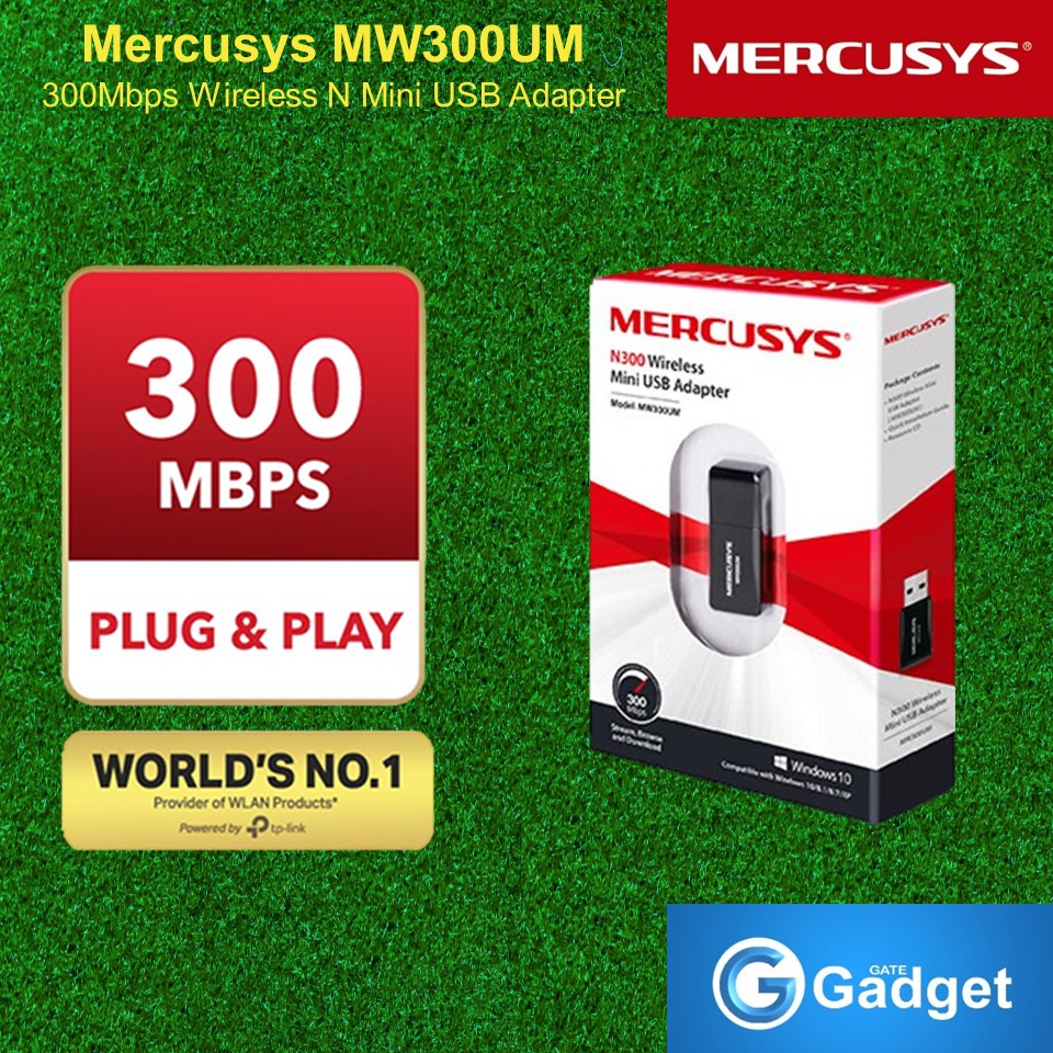 Mercusys MW300UM POWERED BY TP-LINK - N300 Wireless Mini Portable USB ... Mercusys MW300UM POWERED BY TP-LINK - N300 Wireless Mini Portable USB ...