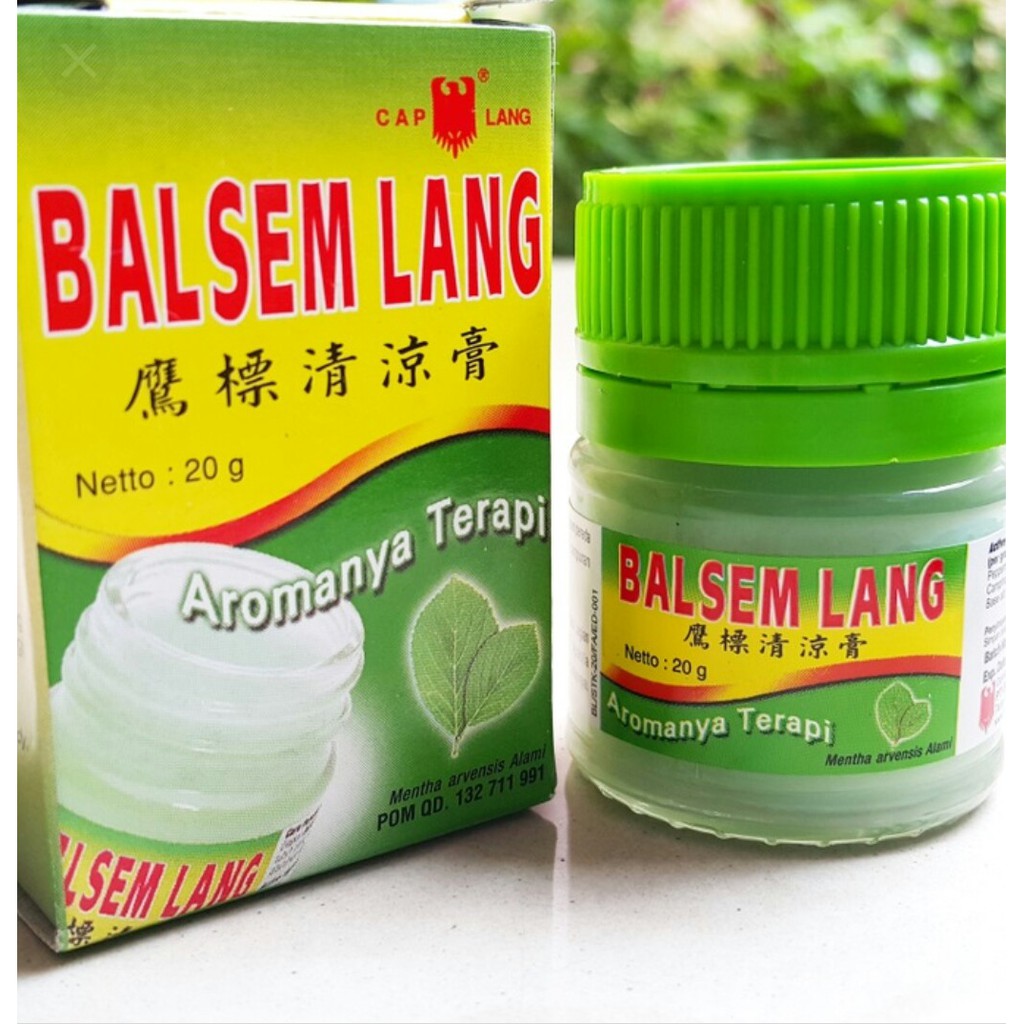 BALSEM CAP LANG ASLI INDONESIA ISI 20G | Shopee Malaysia