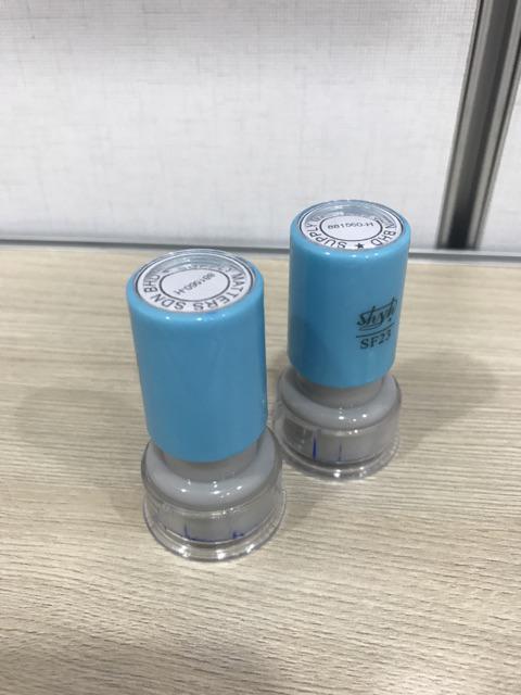 COP SIAP INK BENTUK BULAT SYARIKAT / COMPANY RUBBER STAMP ROUND CHOP ...