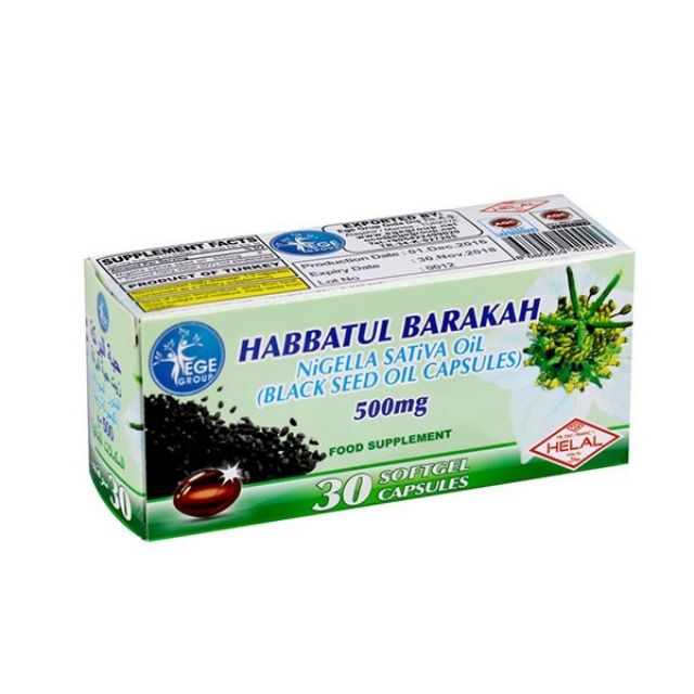 Kapsul Barakah Minyak Habbatus sauda Black Seed Oil Nigella sativa ...
