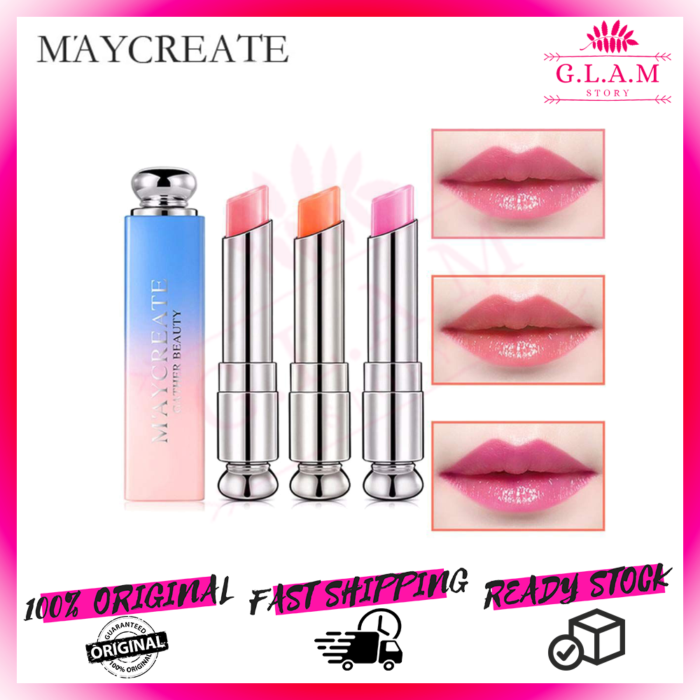 MAYCREATE Lipstick Magic Temperature Change Color lipstick 3.8g [GLAM ...