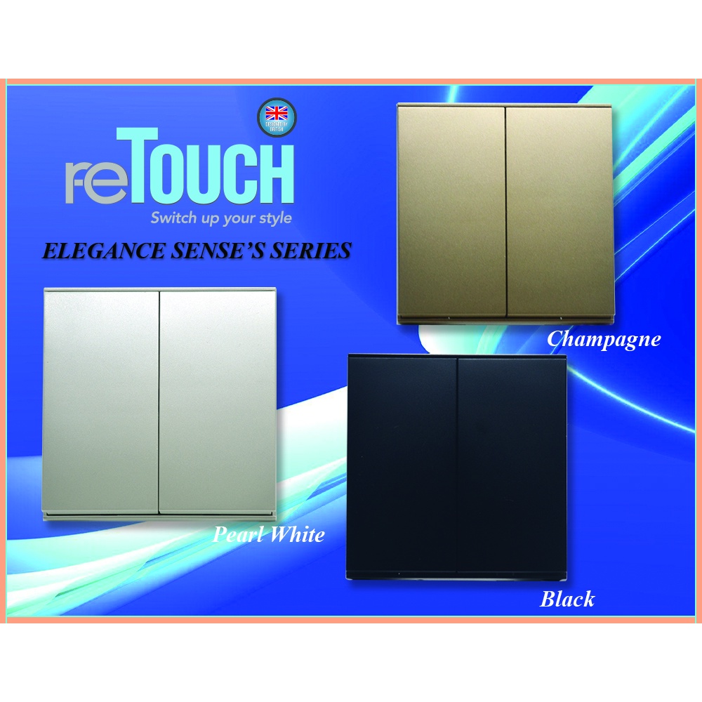 [SIRIM] reTouch Elegance Sense's Series Switch Socket | Shopee Malaysia