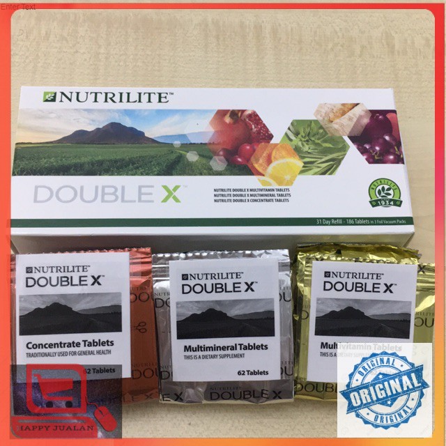 Nutrilite double x multivitamin/multimineral/concentrate | BeeCost