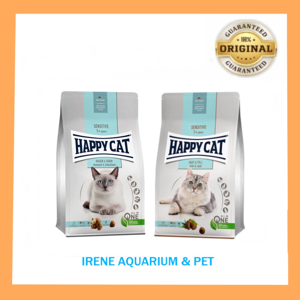 Happy Cat Sensitive Skin & Coat/ Stomach & Intestine Cat Food 4kg ...