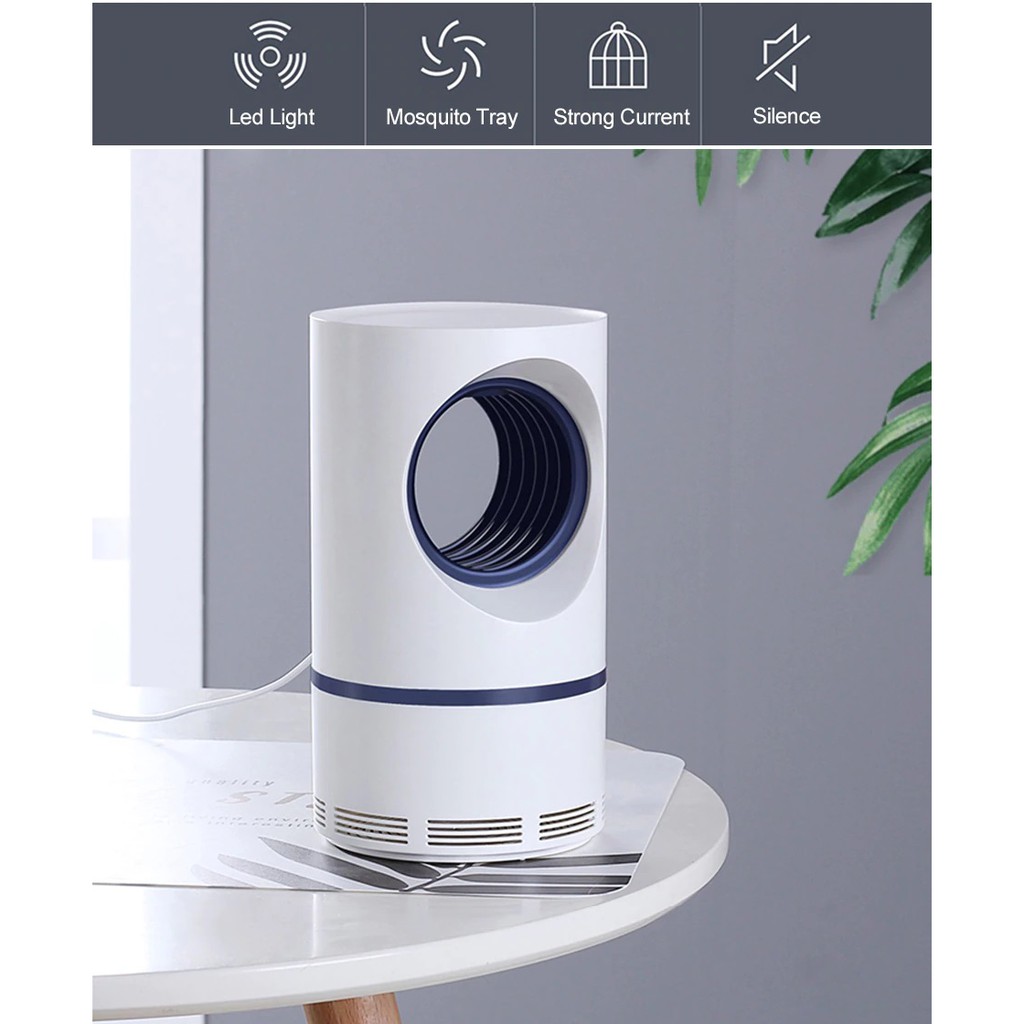 LED Light Electric Lampu Insect Killer Indoor Mosquito Trap Lamp Pest ...