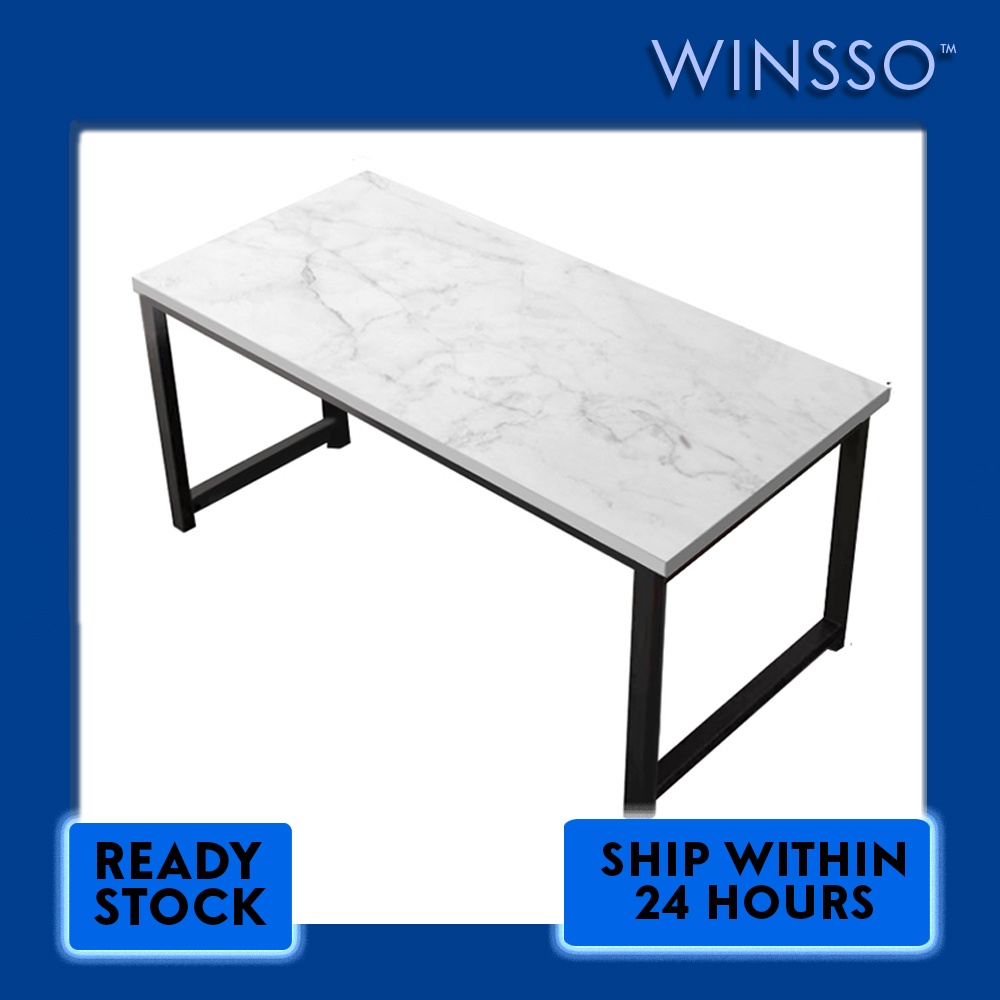Office Table / Study Table WINSSO : 120CM/140CM/160CM Denver Marble ...