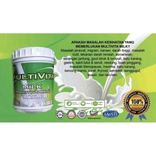 Susu bervitamin, susu sihat, susu berkhasiat, susu multivita ...