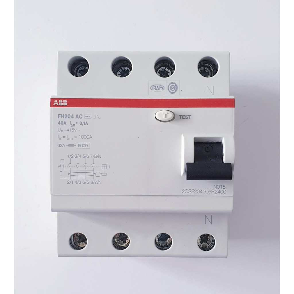 ABB FH204 ELCB/RCCB 40A/63A/100A 4P 100mA (0.1A) [100% ORIGINAL] | Shopee Malaysia