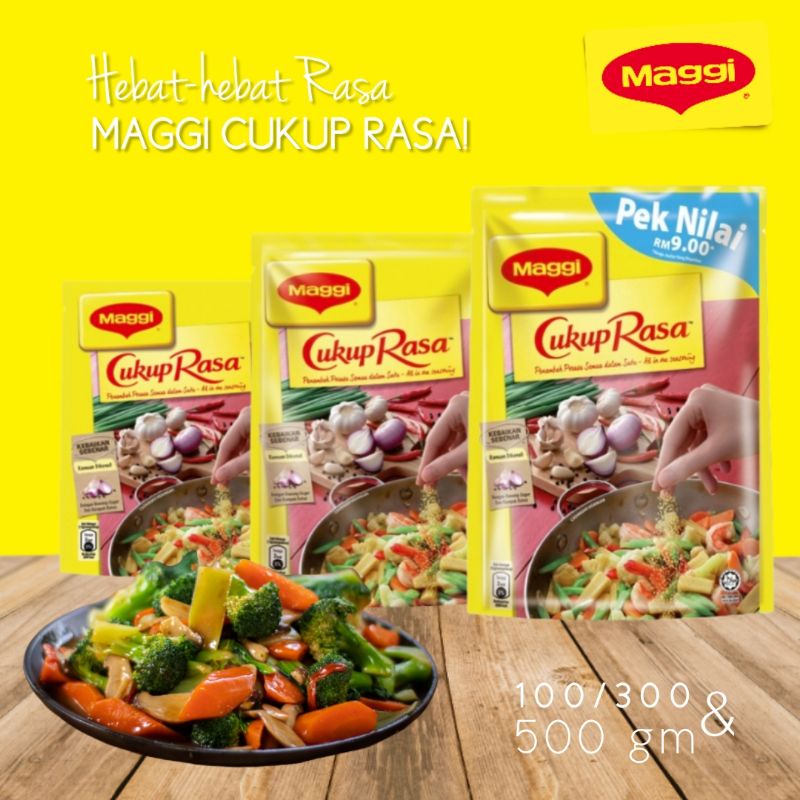 Maggi Cukup Rasa All In One Seasoning (100/300 & 500 gm) | Shopee Malaysia