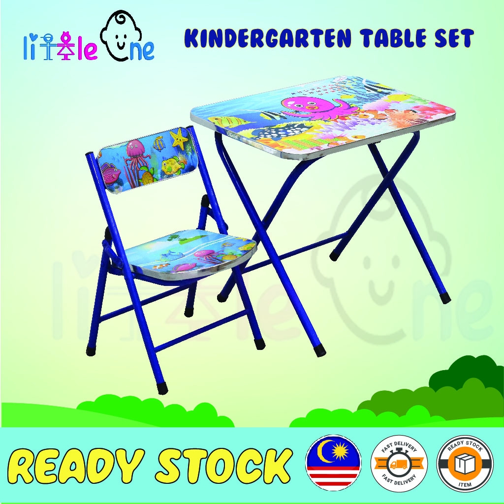 Kindergarten Table Sets HOT SALE!!! Study Table Below 7 Years Old Pre ...