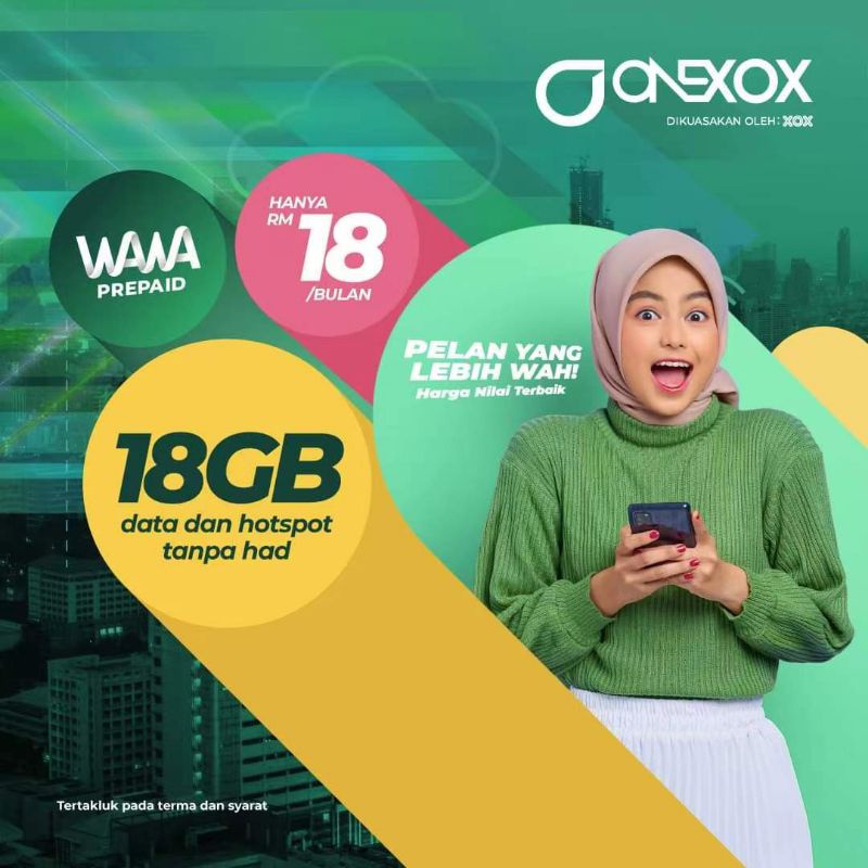 ONEXOX NEW PROMOTIION RM 18 GOT 18GB SIM CARD RM 10 FAST DELIVERY FROM ...