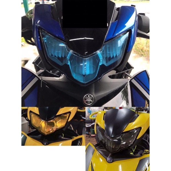 YAMAHA Y15ZR HEADLAMP TINTED COLOUR TINTED LAMPU SMOKE HITAM KUNING ...
