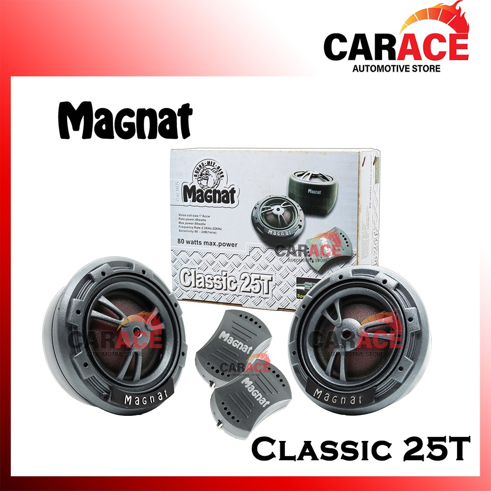 MAGNAT Classic 25T Tweeter | 1 ''(25MM) Voice Coil Tweeter | 80 WATTS ...