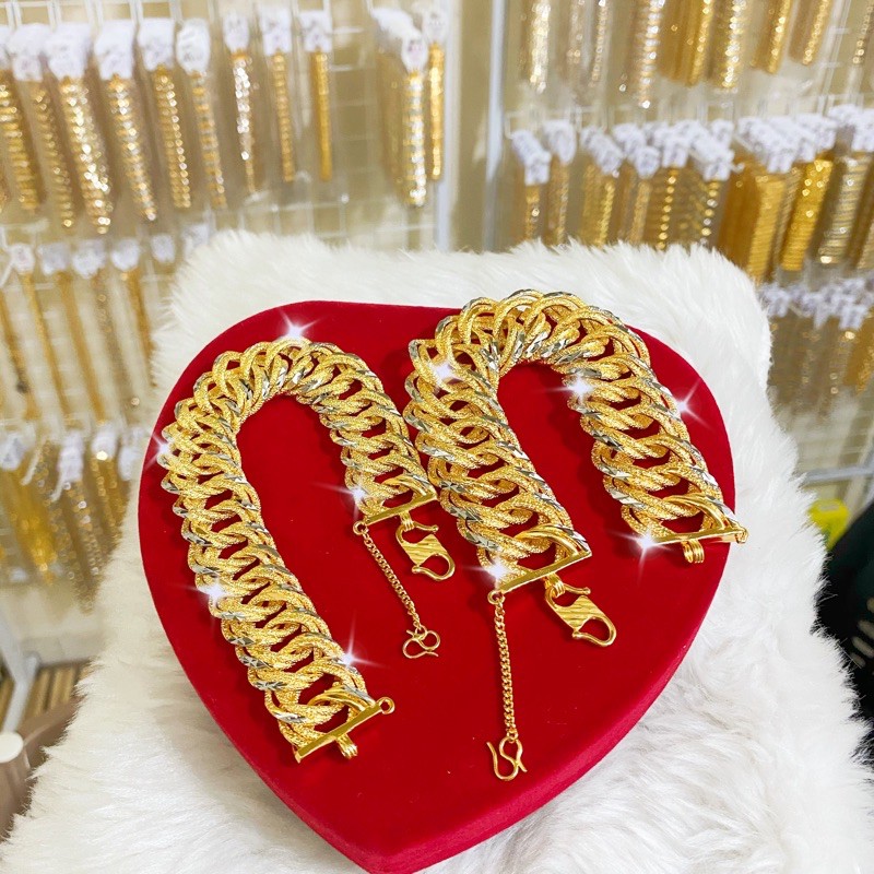 RANTAI TANGAN LIPAN KAIT TIGA / COCO LIPAN MIX CHROME ( Emas bangkok ...