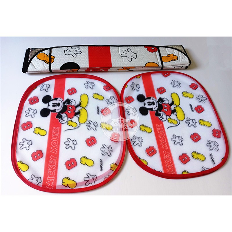 Disney Mickey Mouse Cute Car Side Back Window Sun Block Sun Shade ...