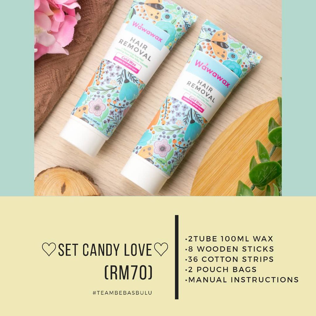 WAWA WAX 100ML (SET CANDY LOVE) | Shopee Malaysia