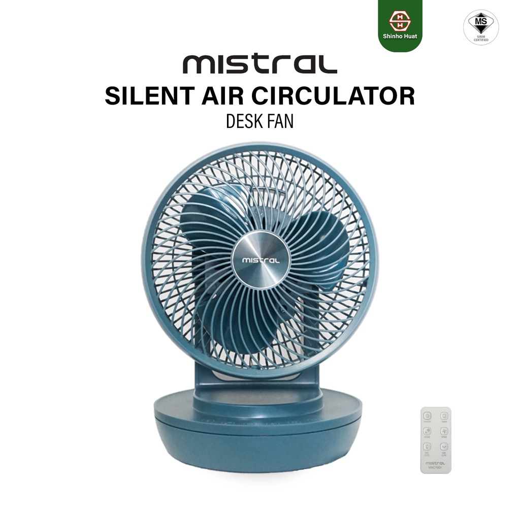 Mistral Air Circulator Fan With Remote Control / Table Fan ...