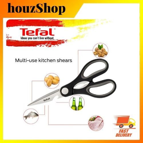 tefal kitchen scissors multipurpose stainless steel gunting dapur ...