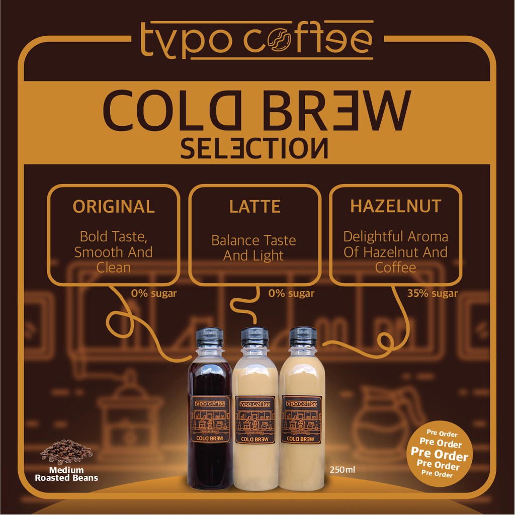 COLD BREW by Typo coffee (fresh brew) | Shopee Malaysia