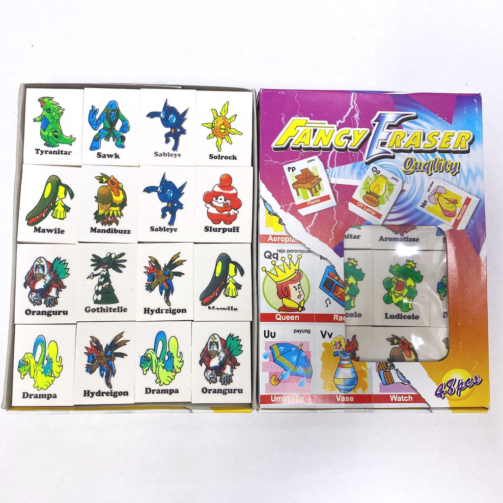Pokemon Fancy Eraser | Shopee Malaysia