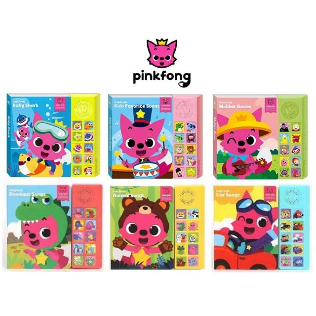 Authentic English Pinkfong Soundbook Pink Fong Sound Book Mother Goose ...