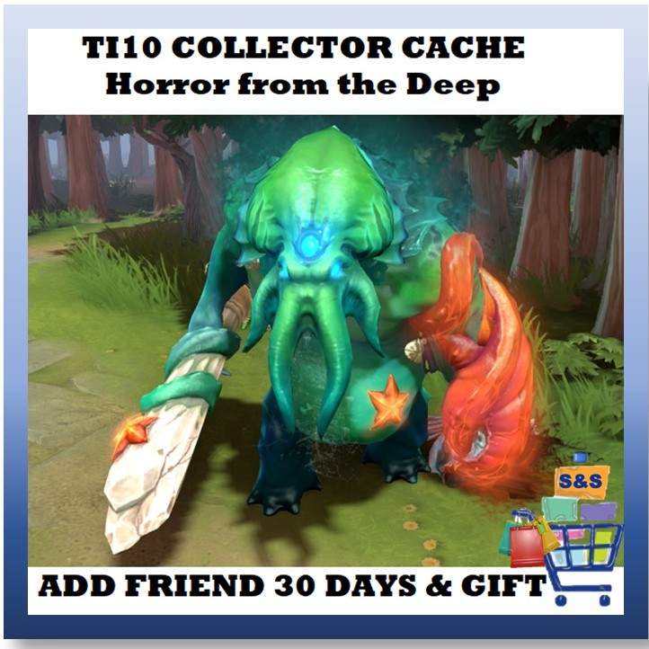 SnS DOTA 2 Tidehunter Horror from the Deep Collector Cache TI10 The ...