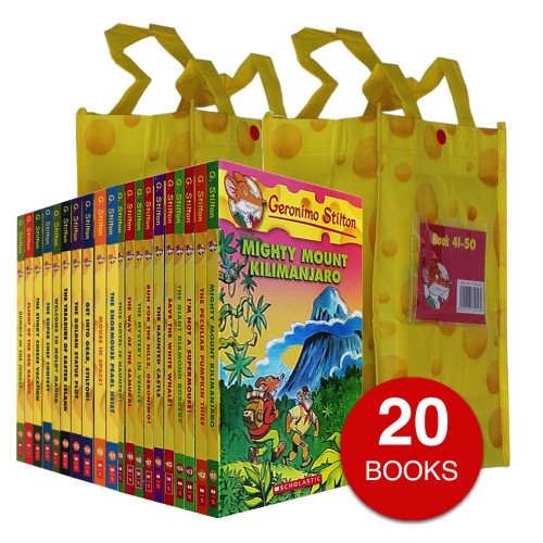 [100% original] Geronimo Stilton Collection - Set C (20 books) | Shopee ...