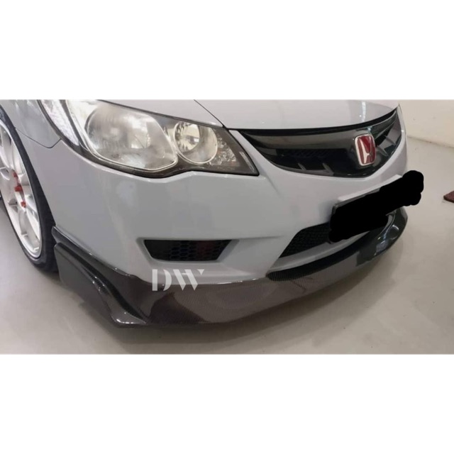 Honda Civic Fd Js Racing Front lips FRP METERIAL | Shopee Malaysia