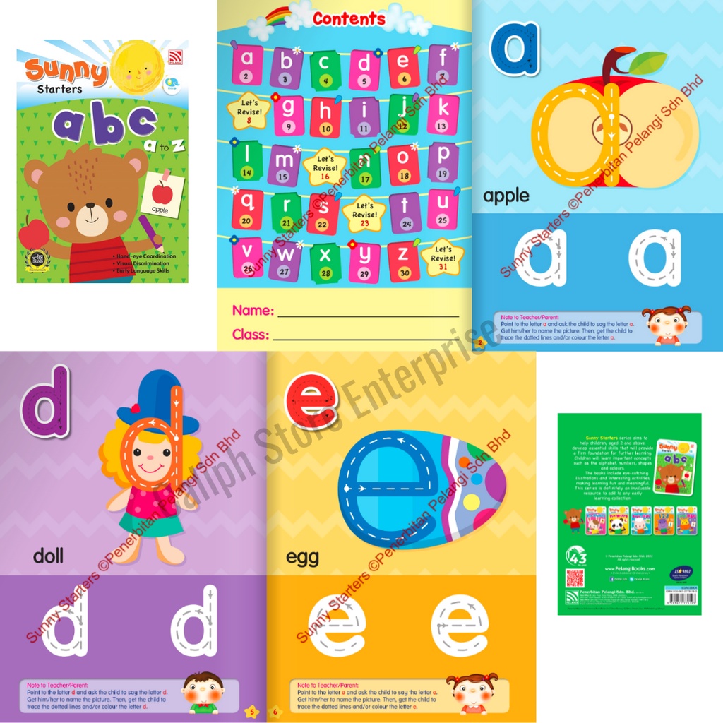 CS Activity Book Sunny Starter Kids For 2 + Years Old Pre Reading Pre ...