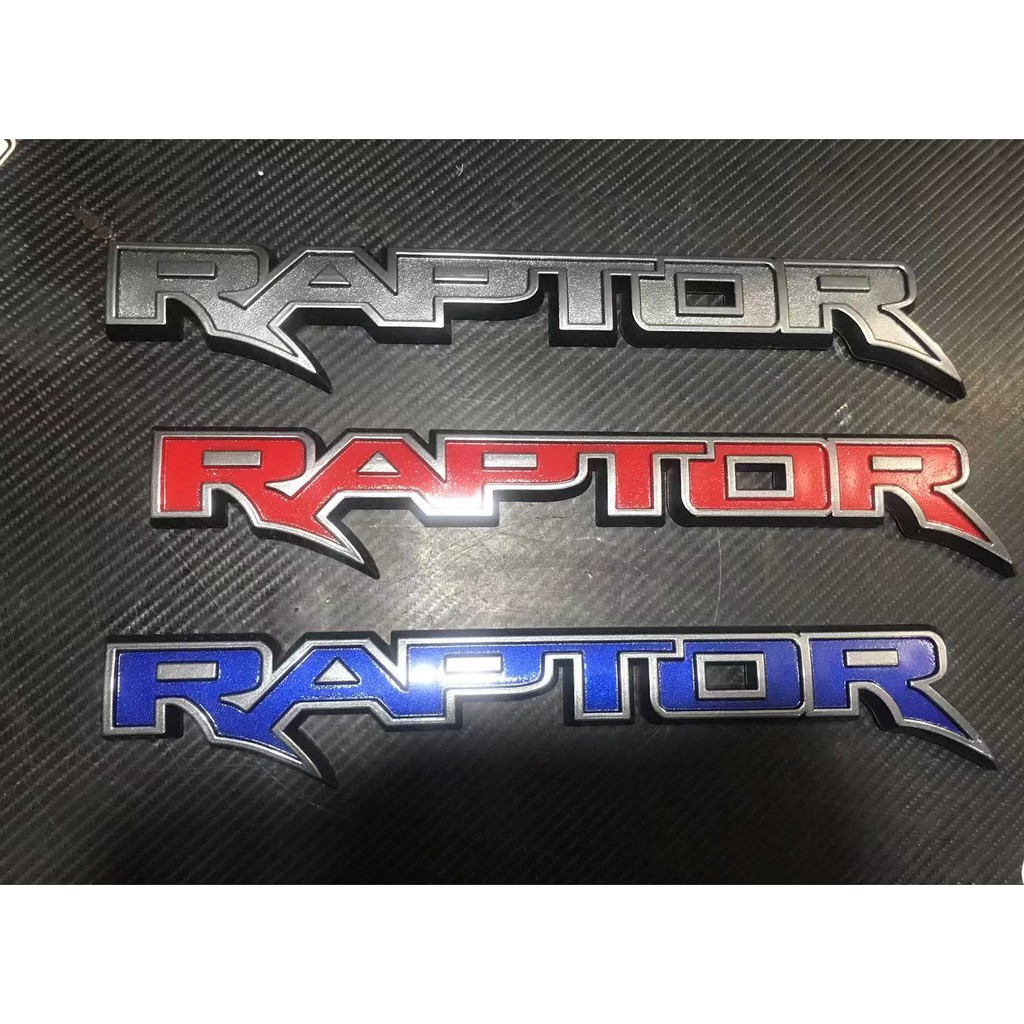 Ford Ranger Raptor Emblem Badge Side Door Tailgate Fender Mudguard ...